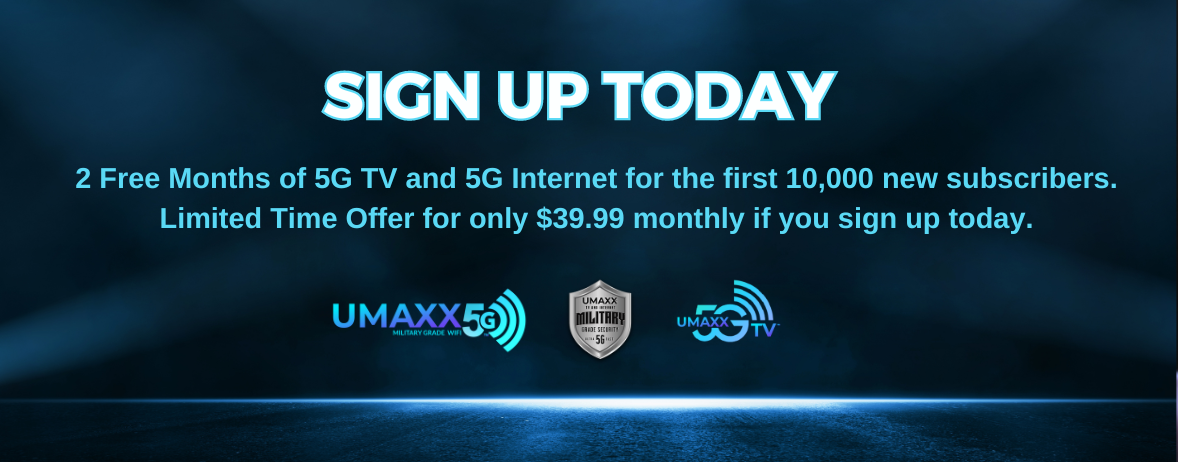 UMAXX - BIGGER FASTER STRONGER UMAXX 5G TV, IPTV
